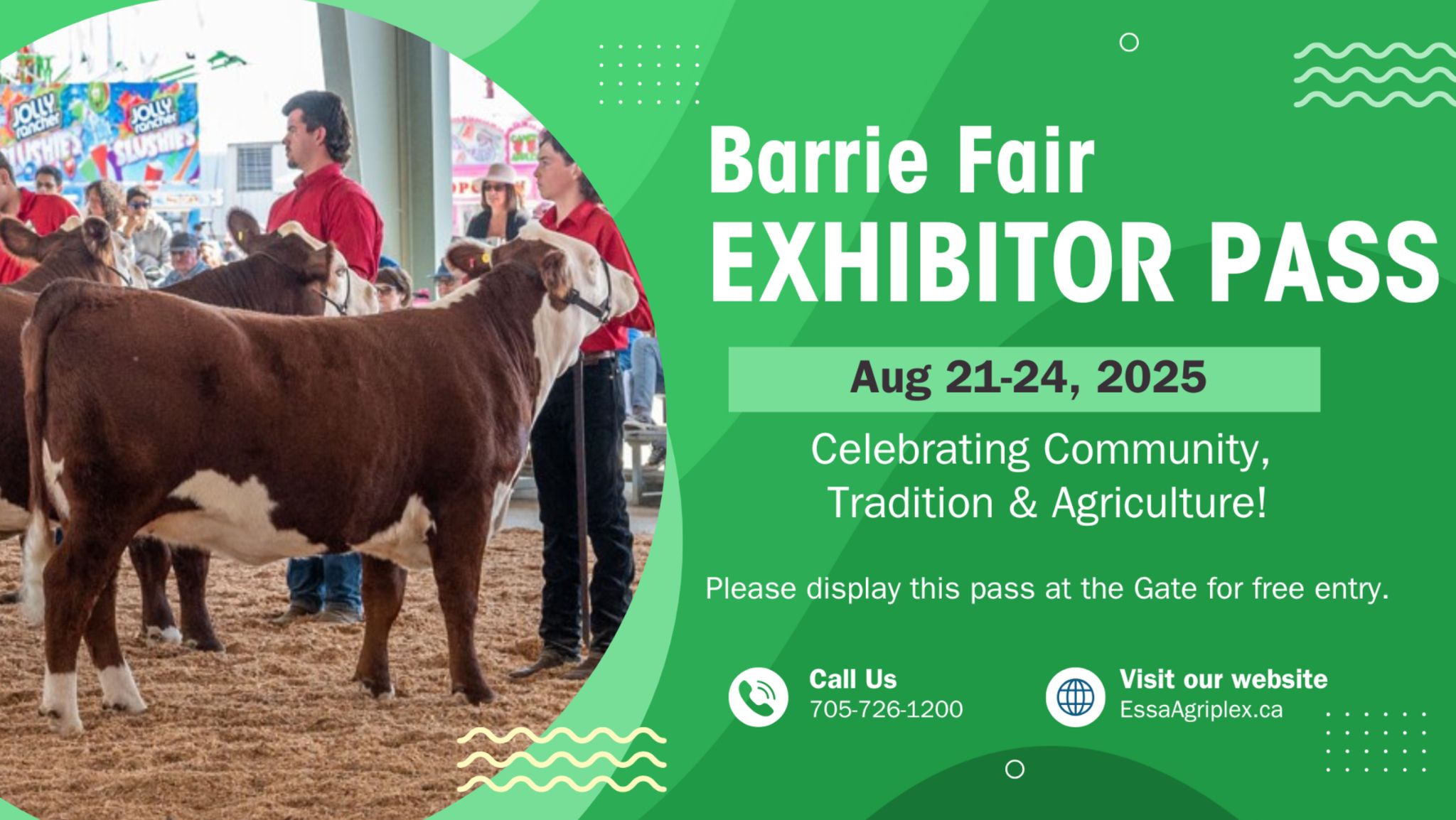 ENTRY PASS | Barrie Fair Exhibitors