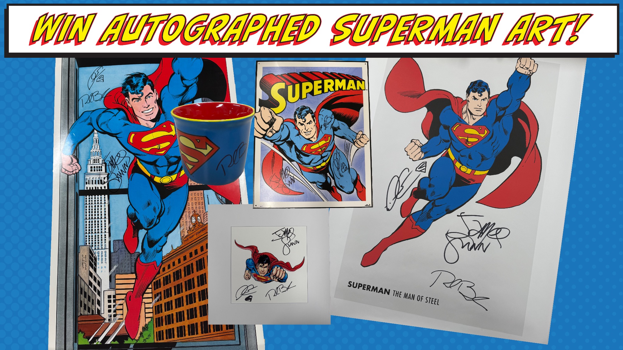 Hometown Hero: Win Autographed Superman Collectibles & Support Film In CLE
