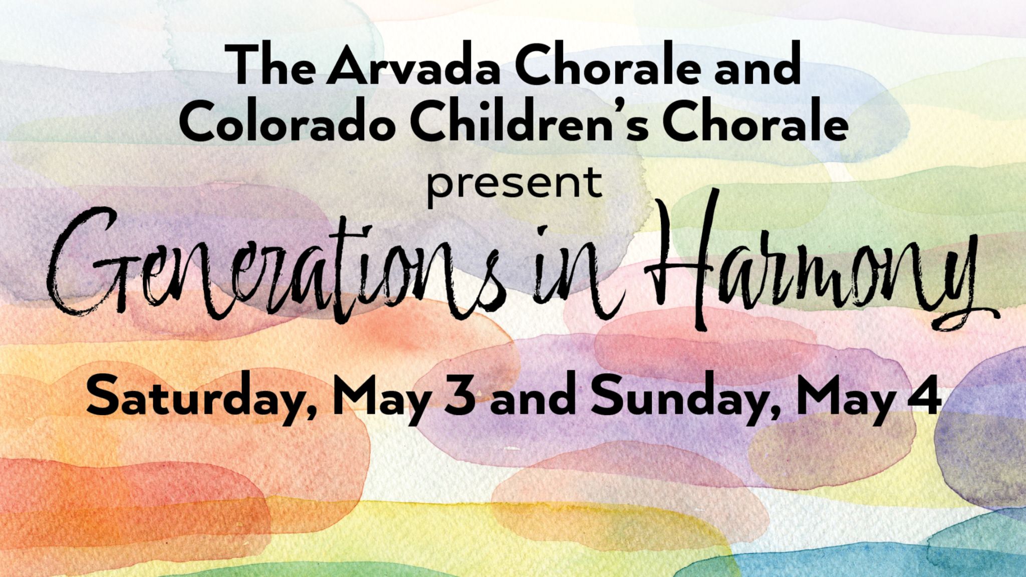 Generations in Harmony - Sunday