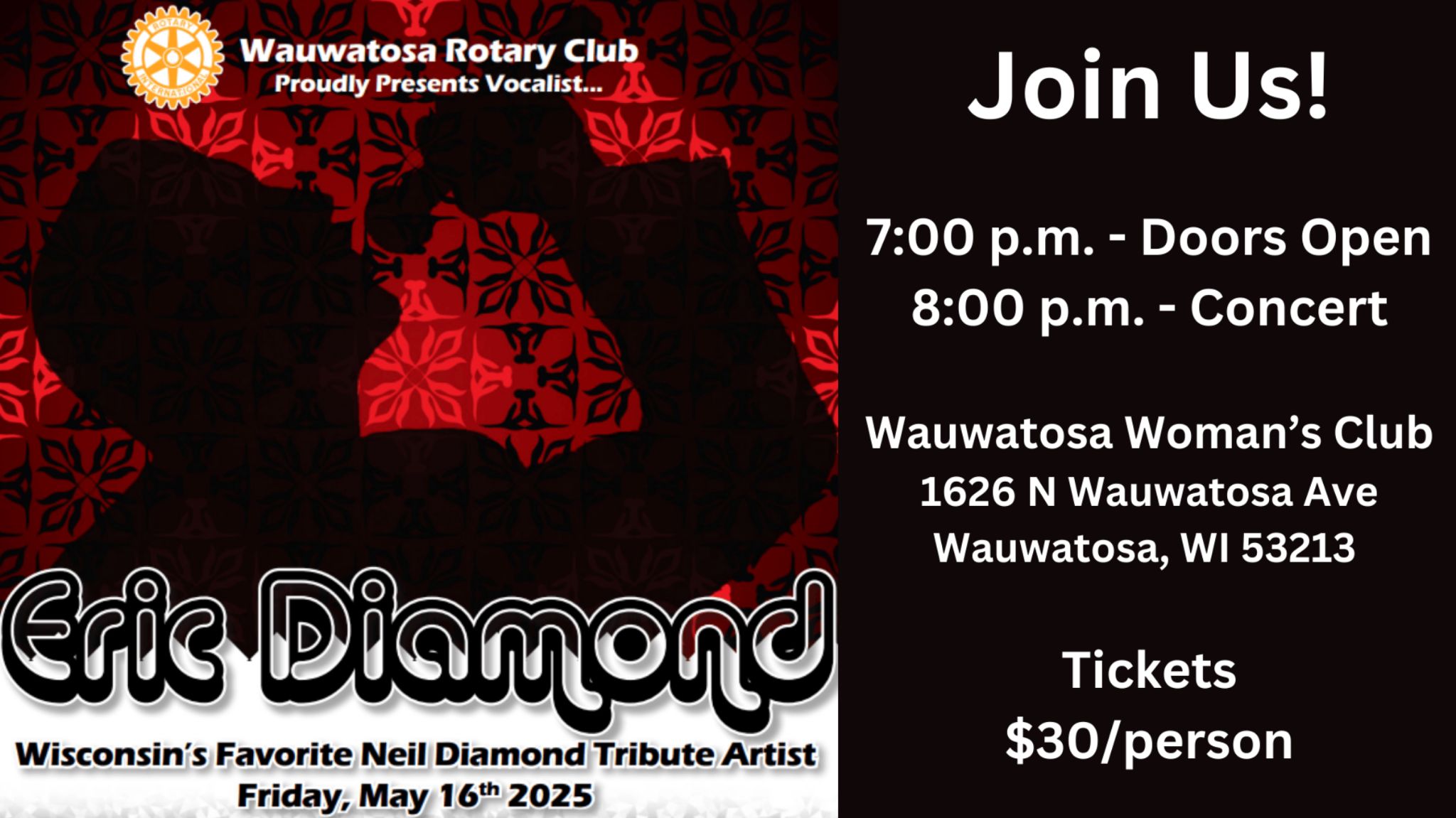 Eric Diamond Concert