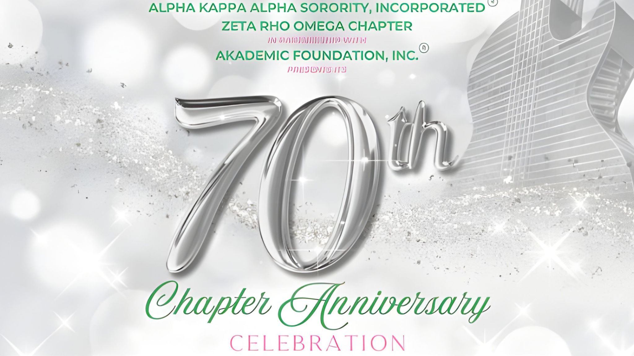 70th Chapter Anniversary Celebration – "A Platinum Affair"