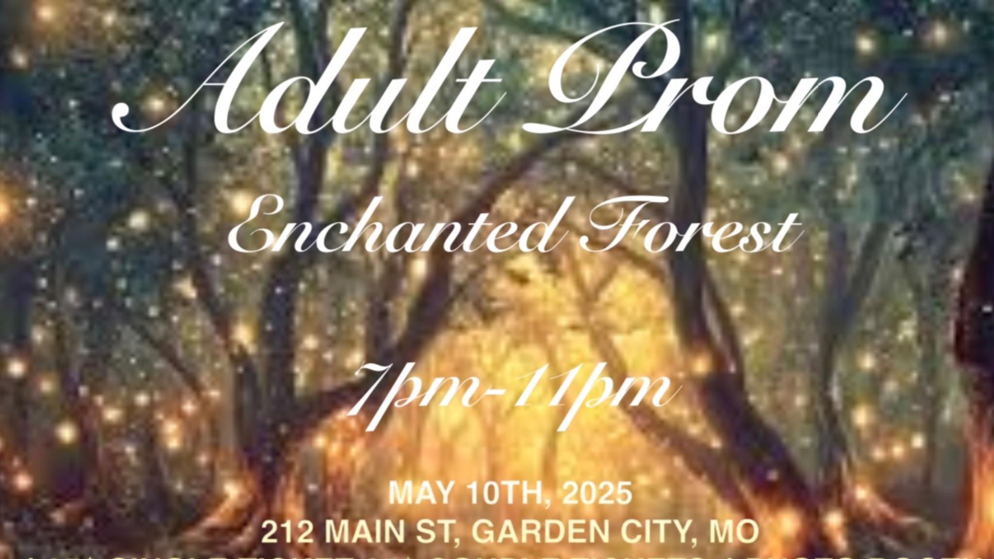Adult Prom Enchanted Forests