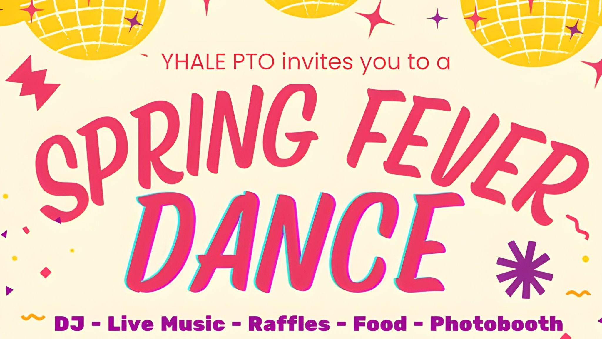 2025 Yhale PTO Family Dance : Spring Fever Additional Tickets