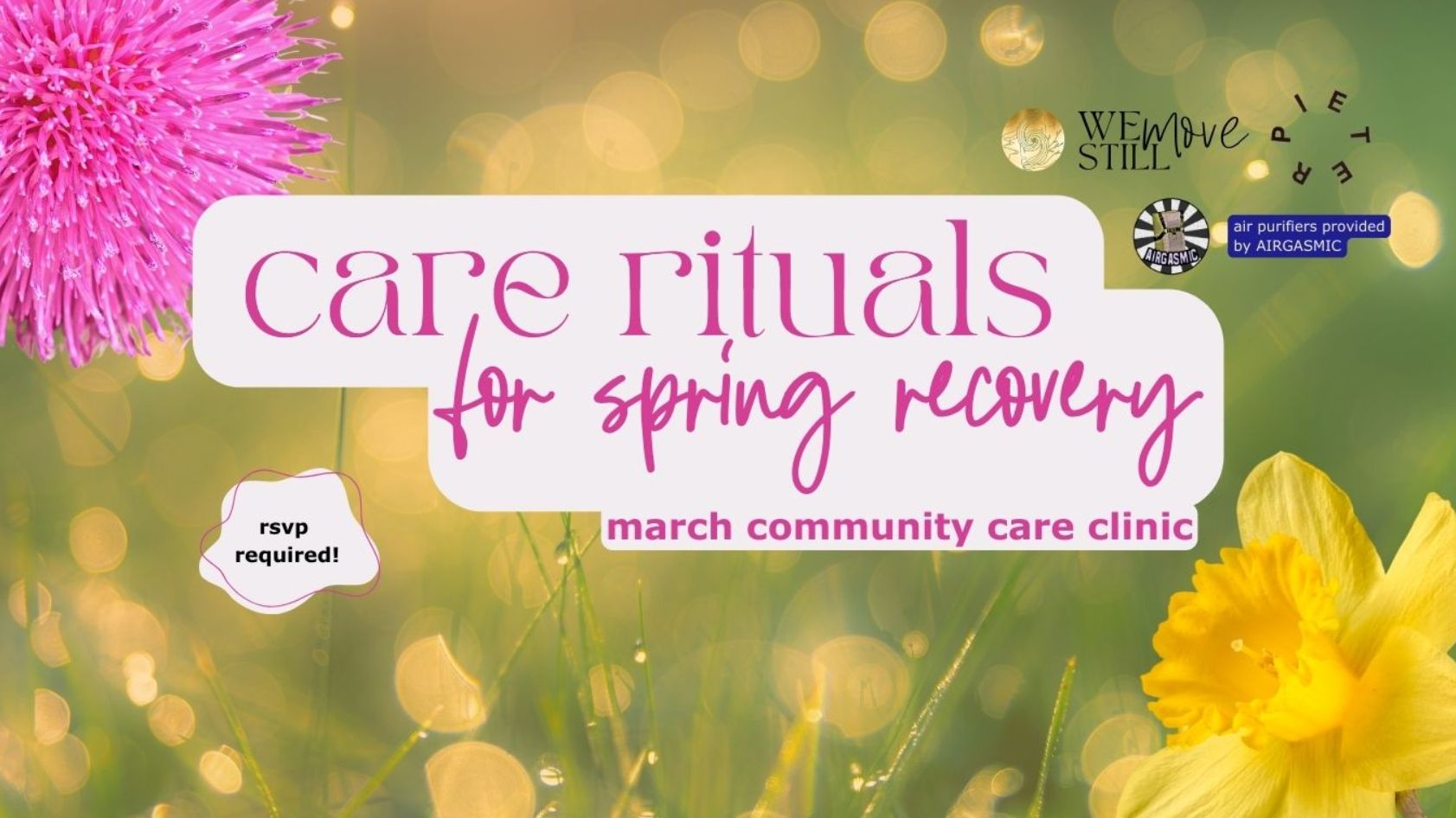 Care Rituals for Spring Recovery - March