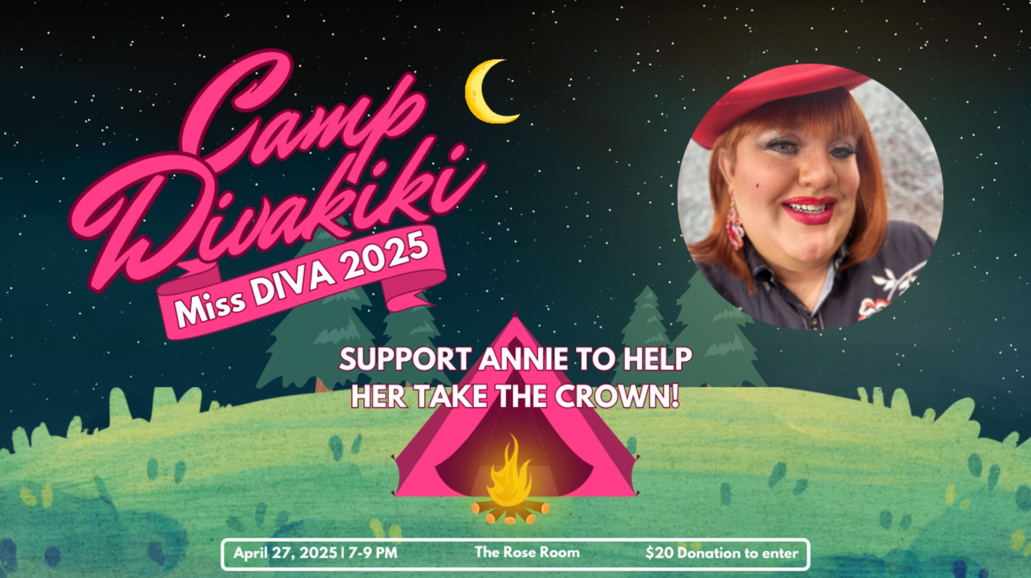 Miss DIVA 2025: Support Annie Cock-a-doodle-doo!