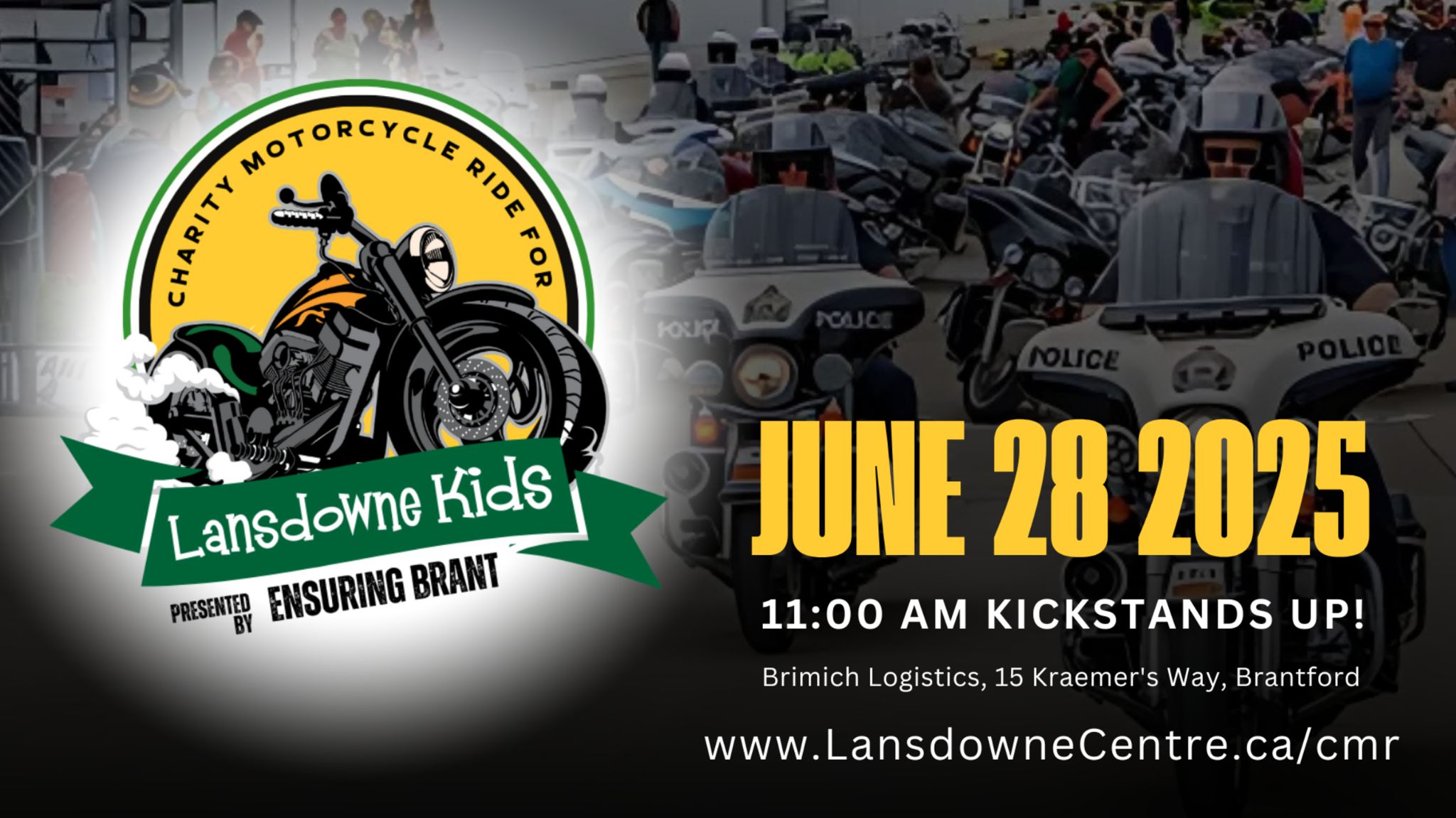 Join the Ride! 2025 Charity Motorcycle Ride For Lansdowne Kids