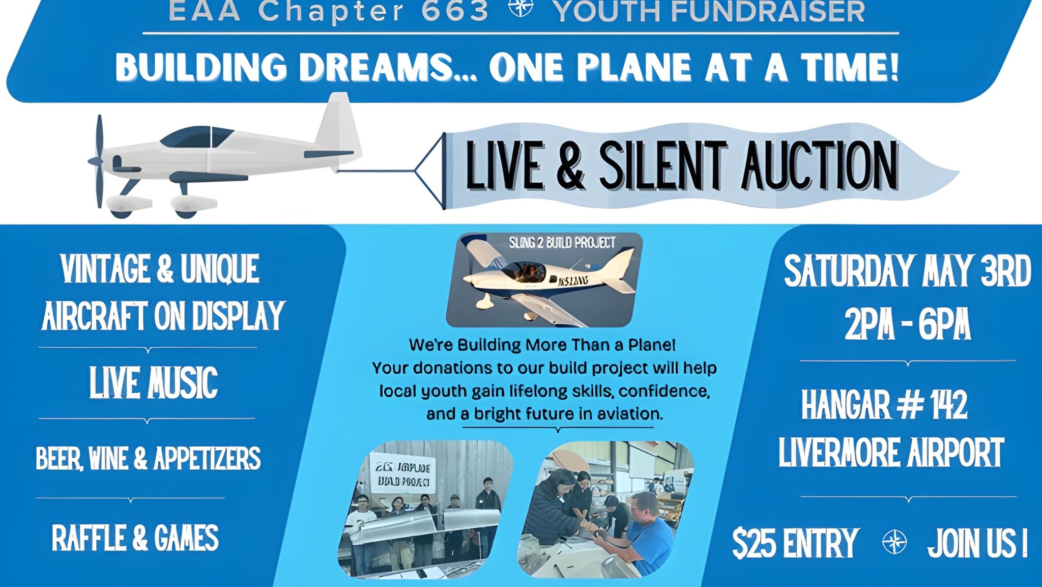 2025 FUNdraiser - Building Dreams ONE Airplane at a Time
