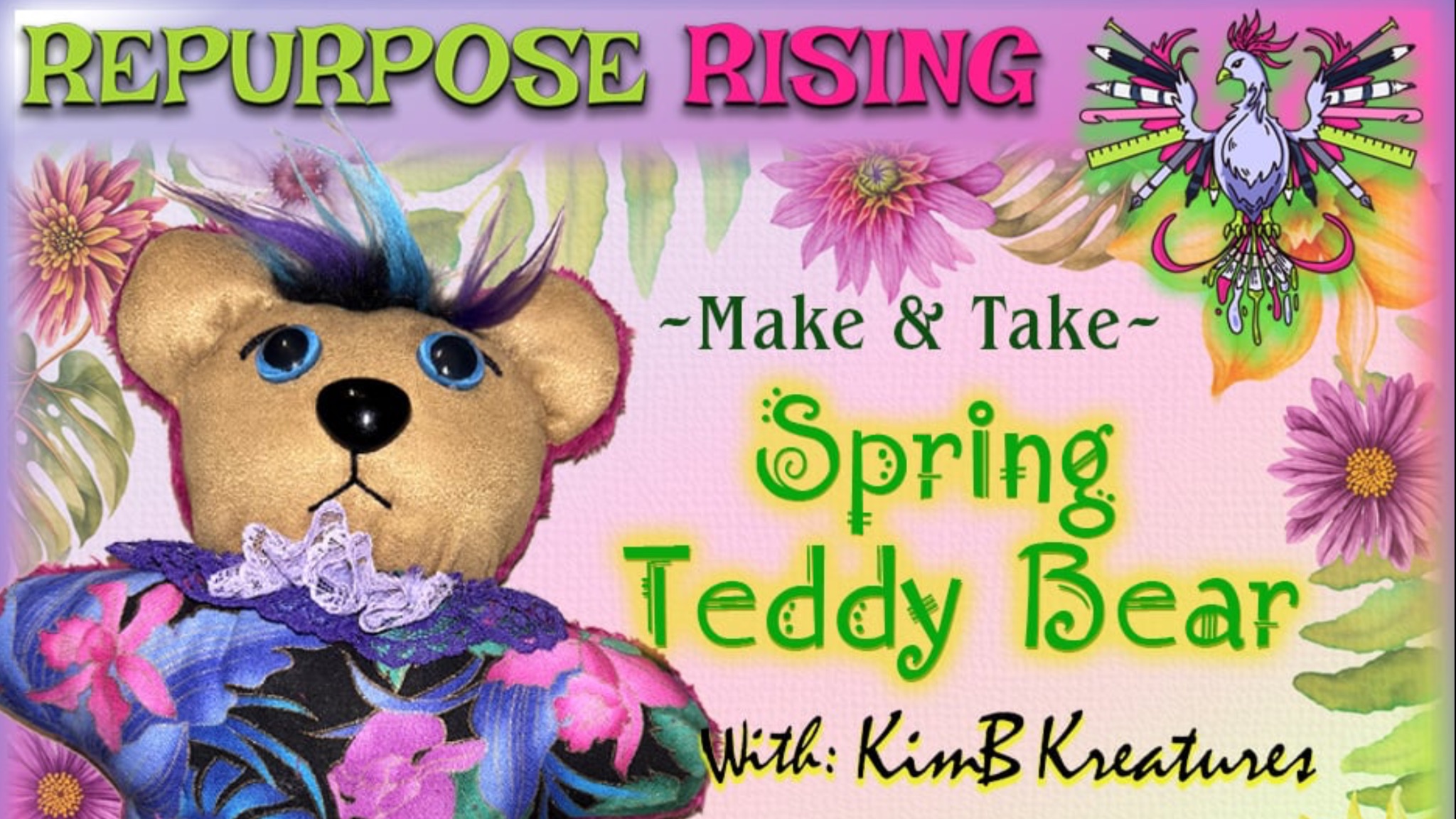 🐻 **Make & Take: Spring Teddy Bear Workshop!** 🌸🐻