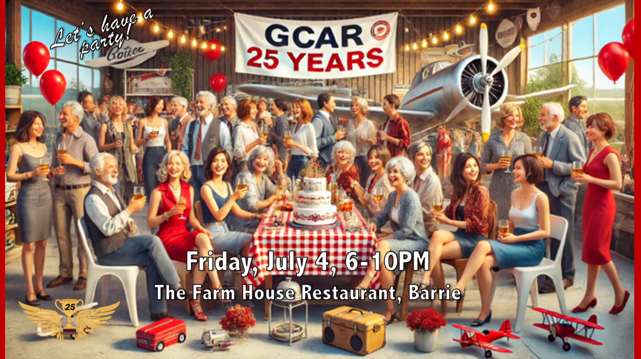 GCAR 25th Anniversary Celebration Information & Ticket Purchase