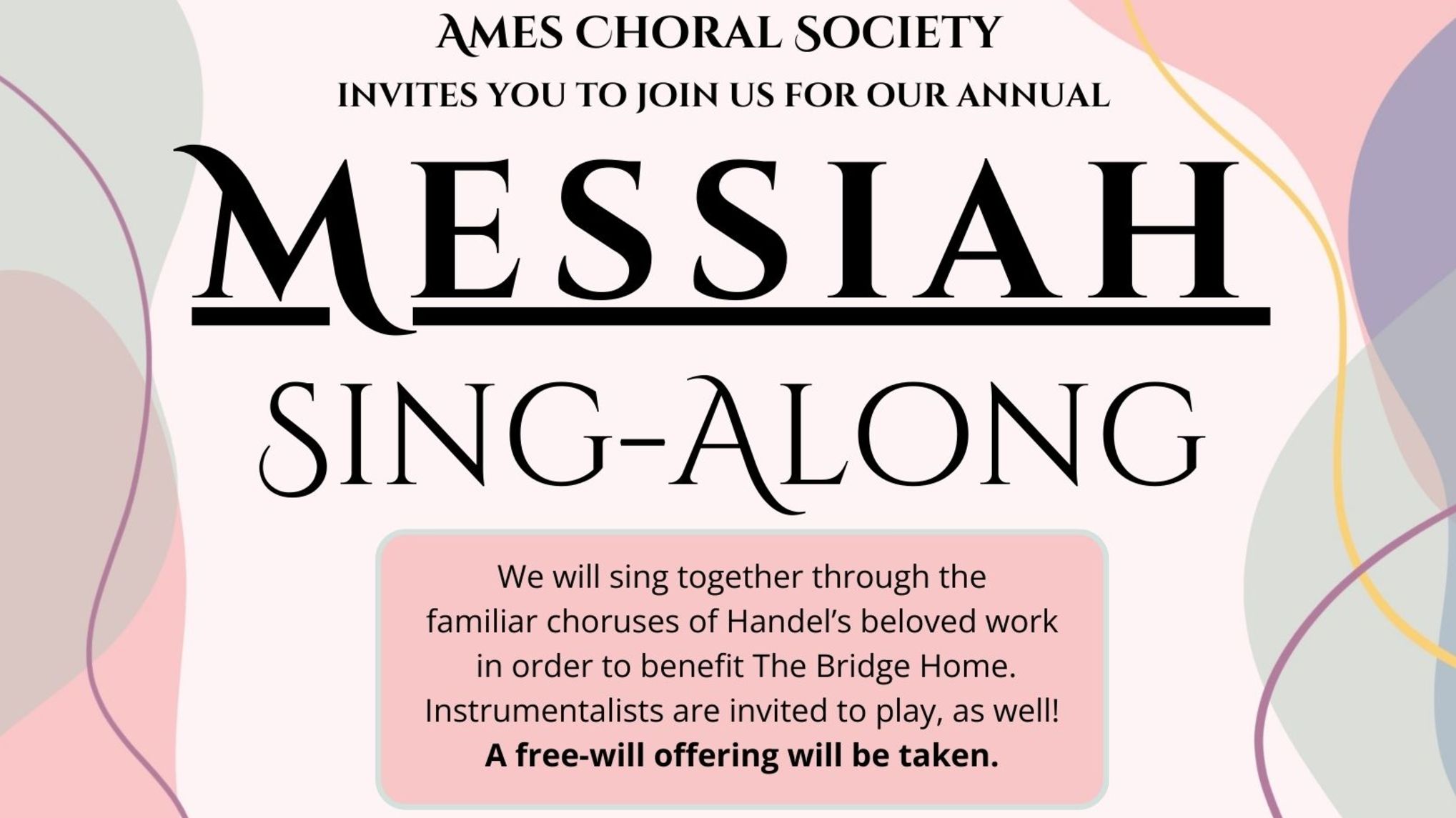 2025 Messiah Sing-A-Long