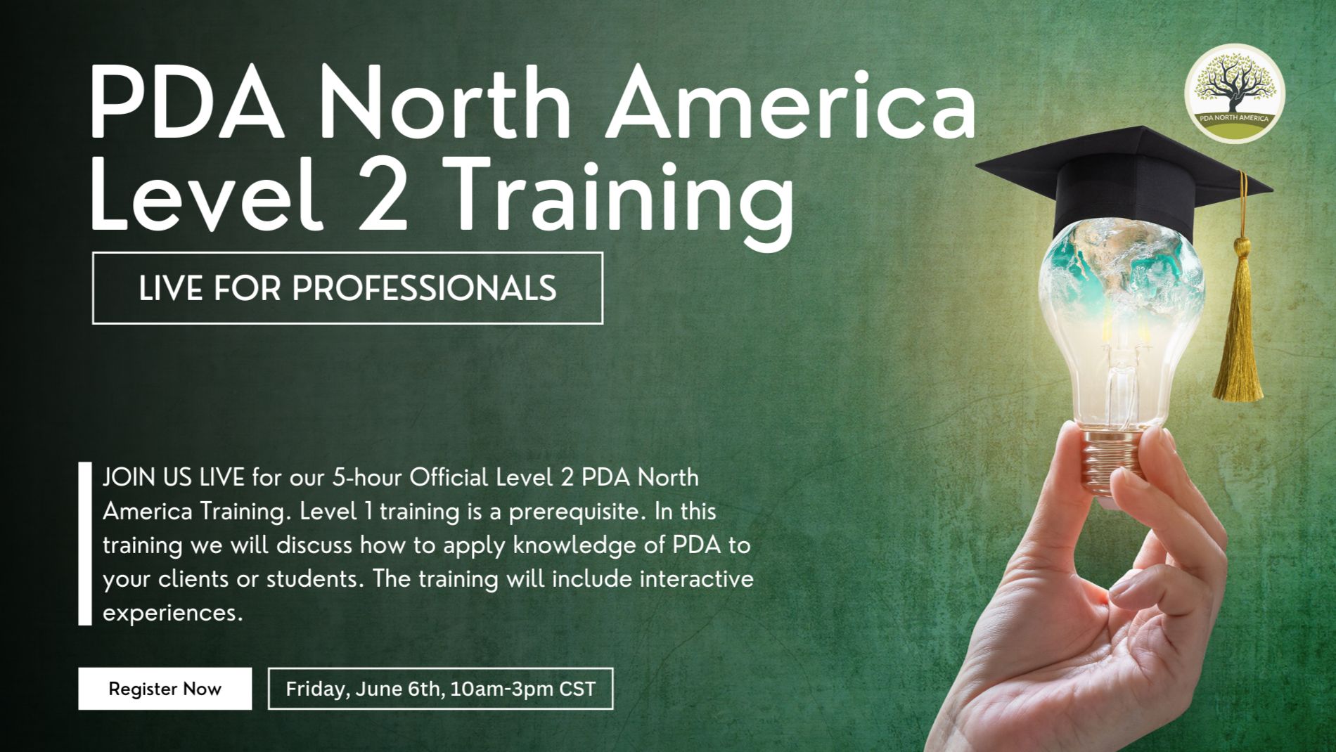 PDA North America: PDA Level 2 Training - LIVE