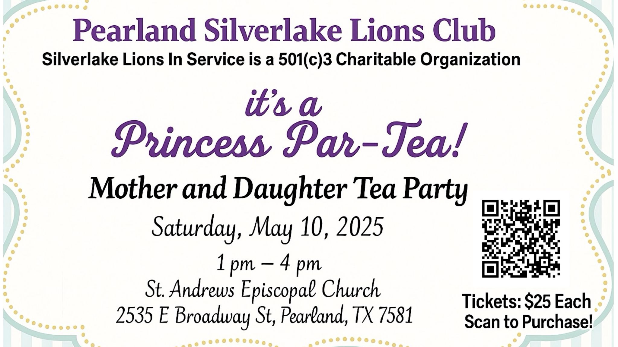 Princess Par-Tea 2025 - PSL