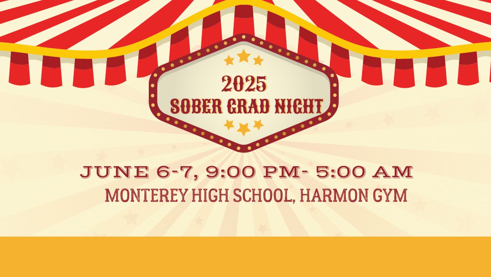 2025 Sober Grad Tickets