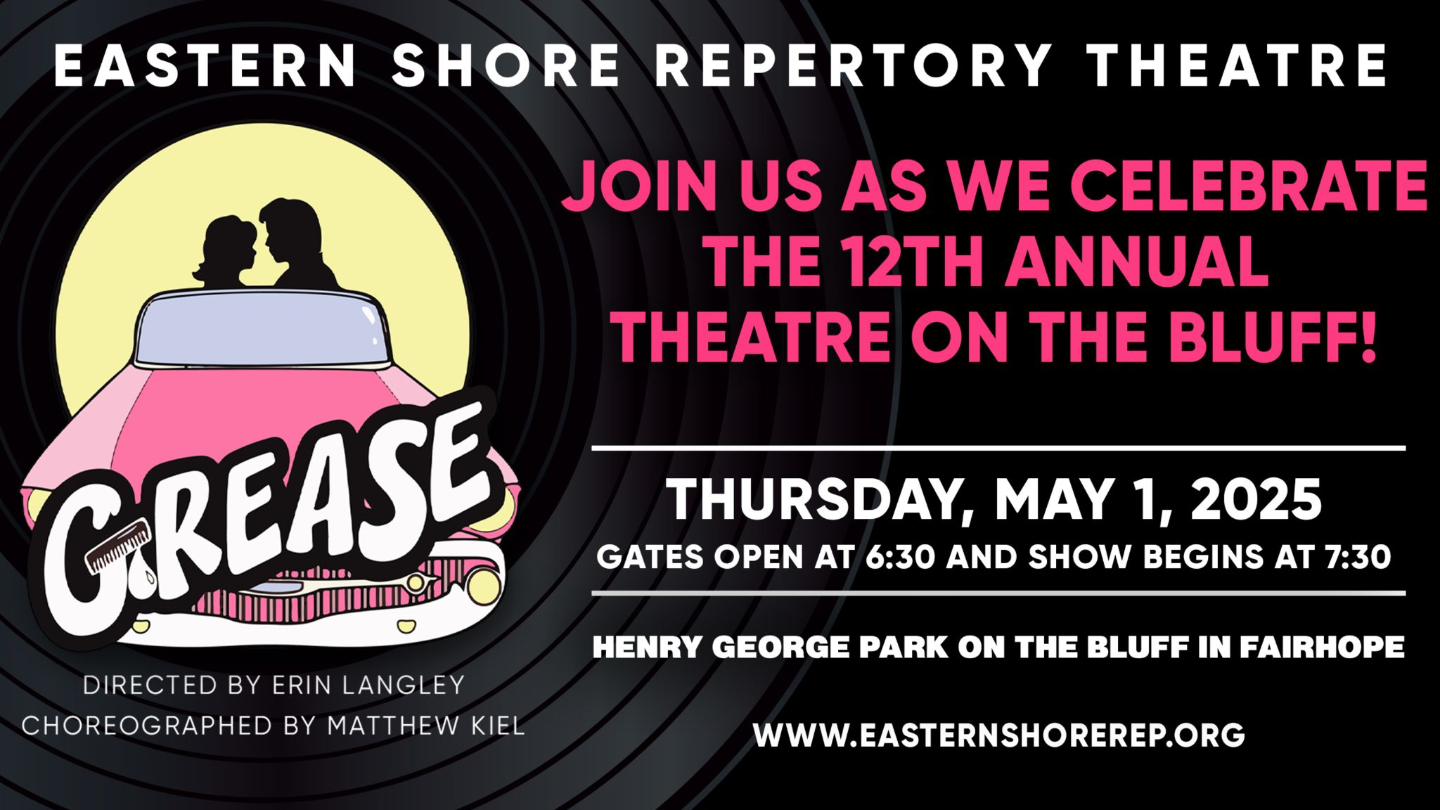 GREASE - Thurs, May 1, 7:30 PM - Eastern Shore Rep's 12th Annual ...