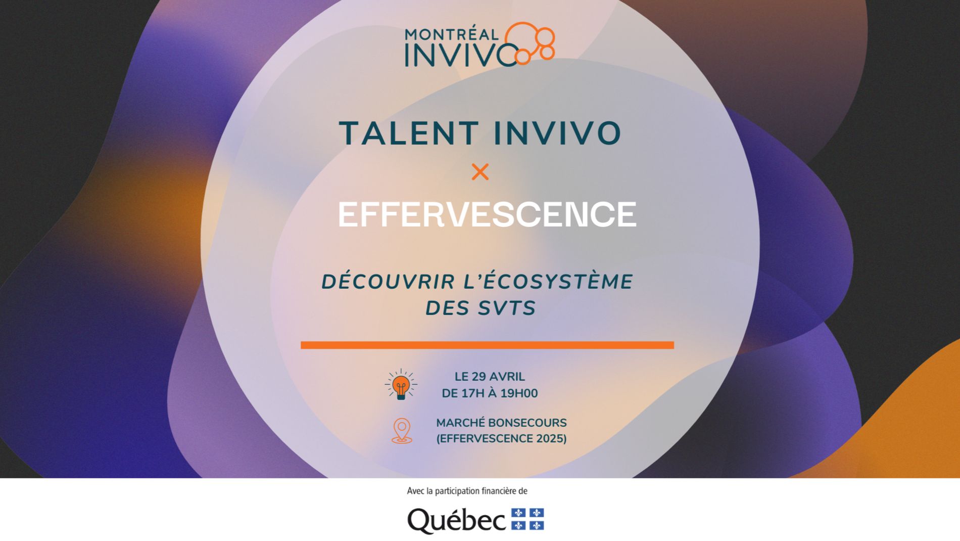 Talent InVivo à EFFERVESCENCE 2025 : Découvrir l'écosystème des Sciences de la vie et des ...