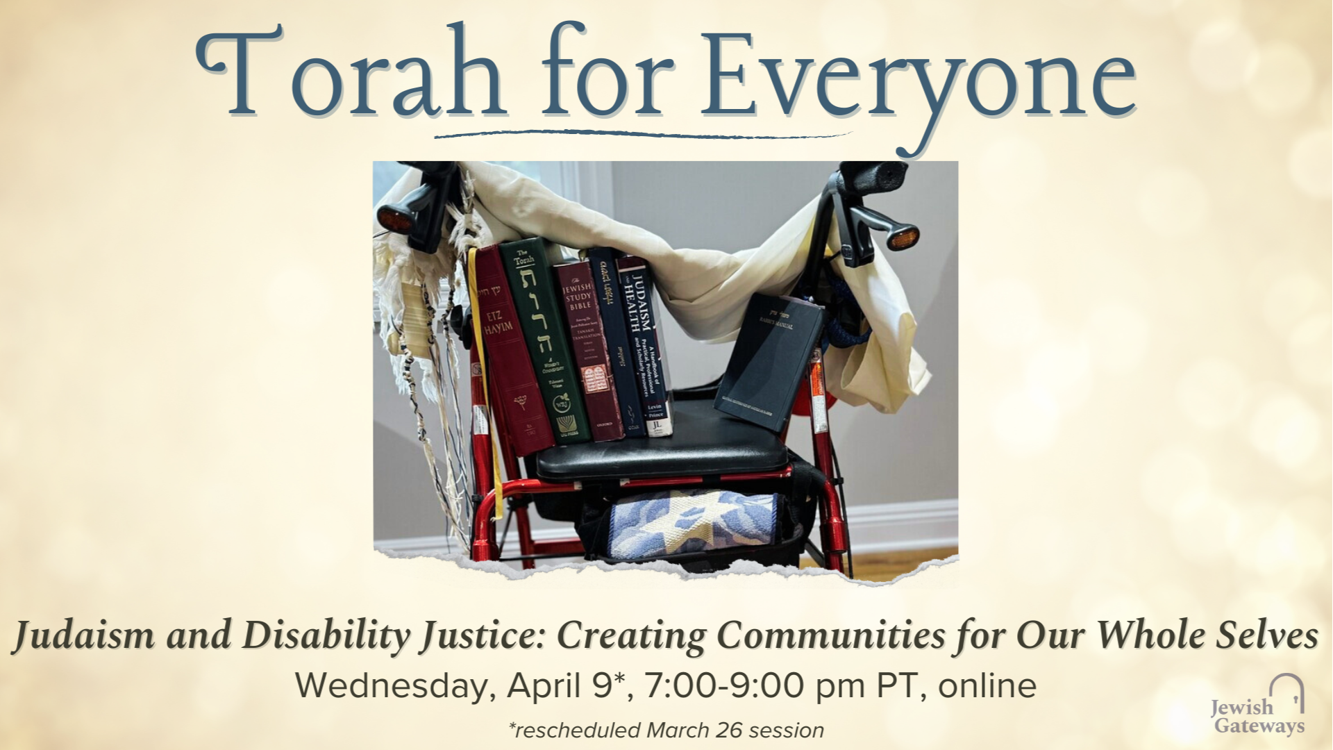 Torah for Everyone • Judaism and Disability Justice
