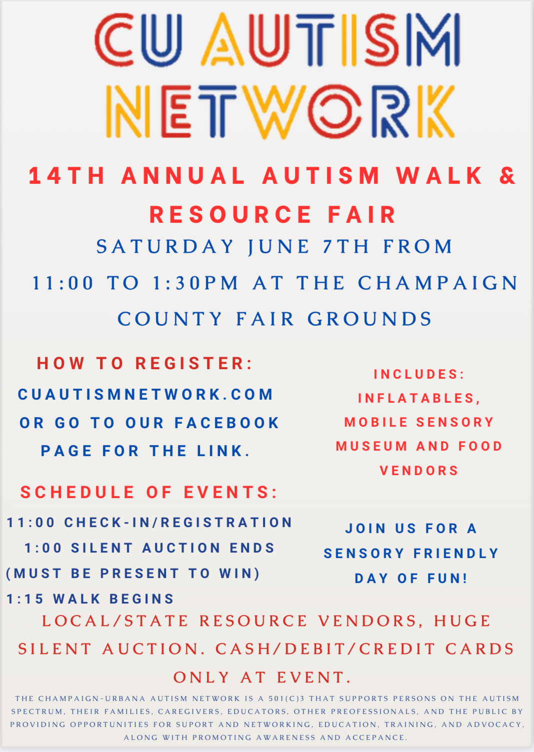 14th Annual CU Autism Walk and Resource Fair