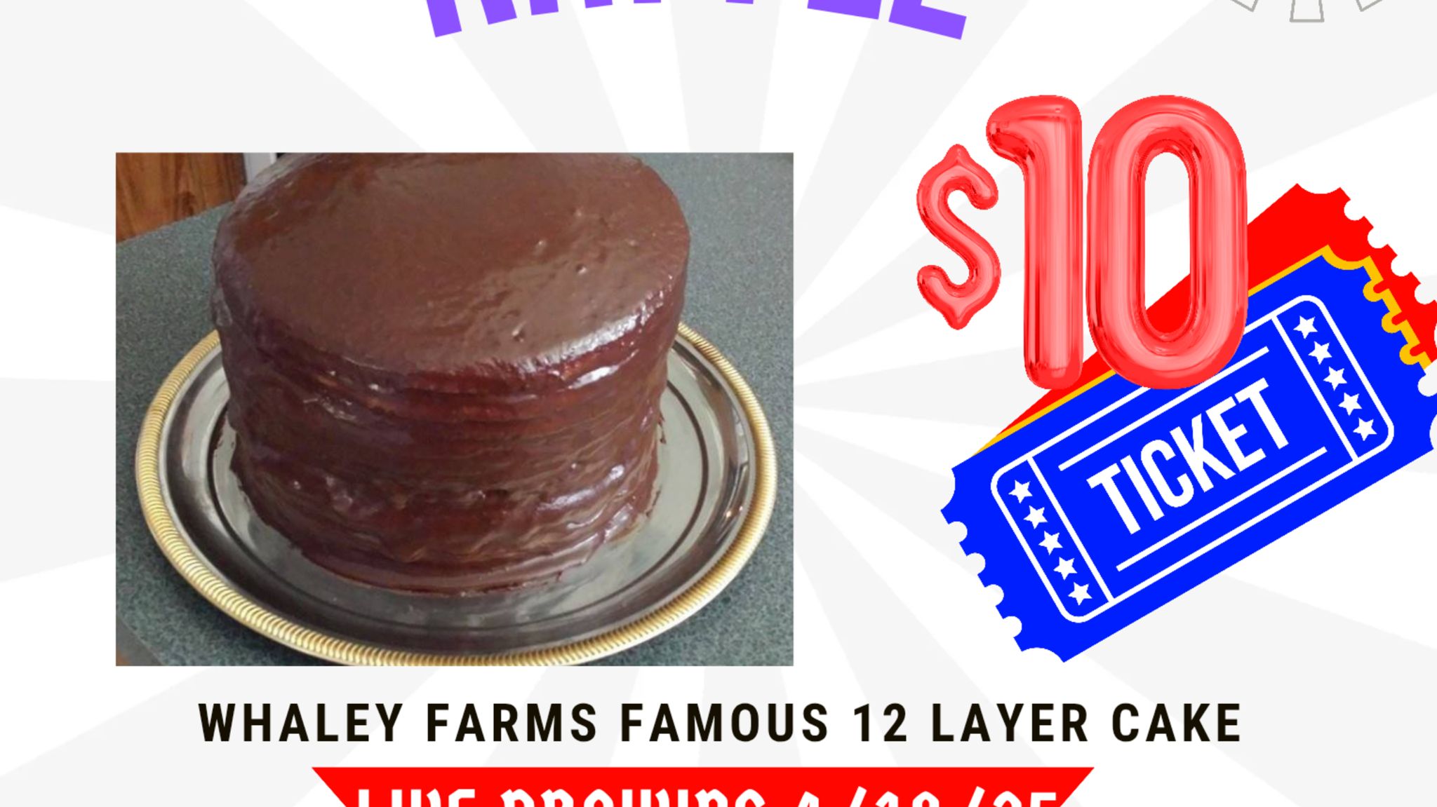 Whaley Cake Raffle