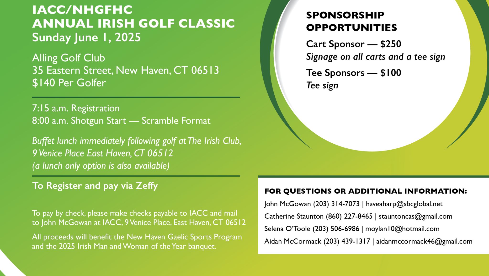 IACC/NHGF&HC Annual Irish Golf Classic