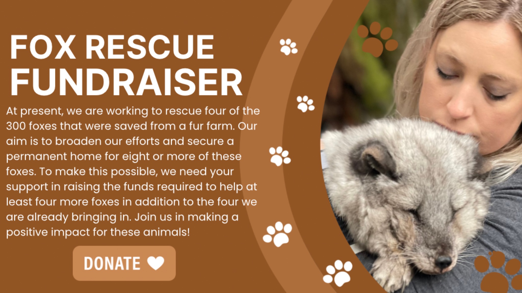 For Farm Fox Rescue Fundraiser