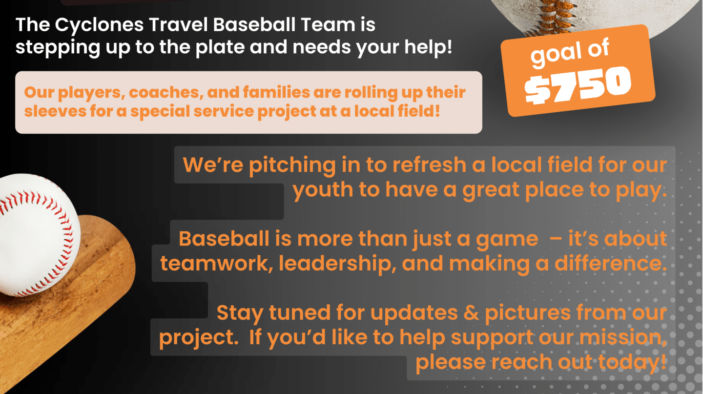 ⚾️ Cyclones Baseball Gives Back! ⚾️