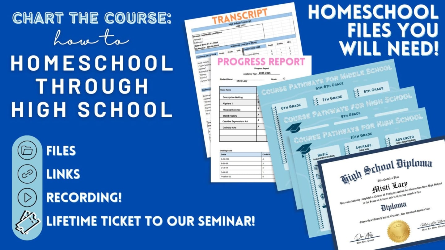 How to Homeschool Through High School: Chart the Course
