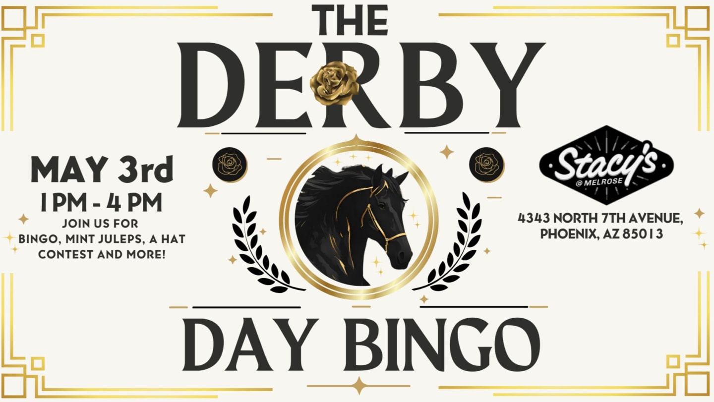 Derby Day Bingo at Stacy’s @ Melrose
