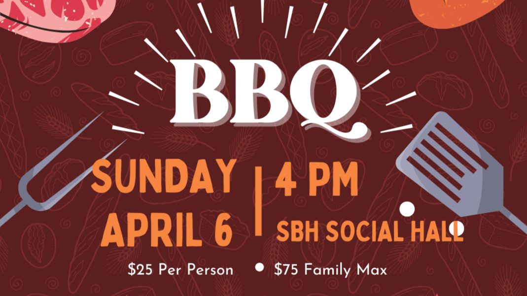 Day Of - Pre-Pesah BBQ