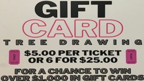 2025 Gift Card Tree Raffle Ticket(s)
