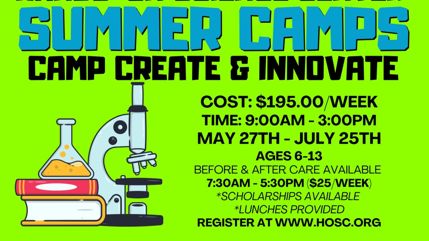 Summer Camps 2025: Camp Create & Innovate - Registration