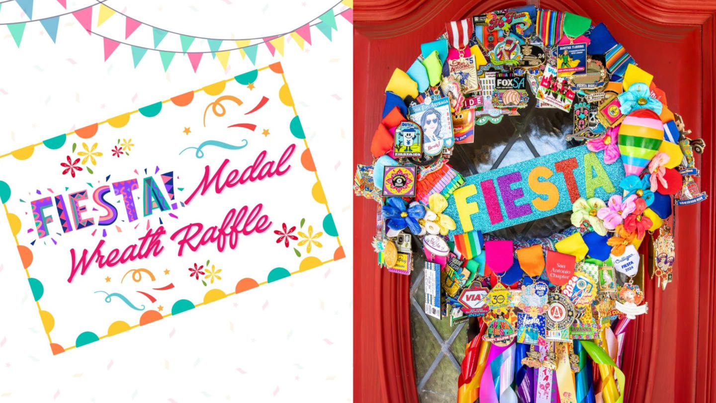 Fiesta Medal Wreath Raffle