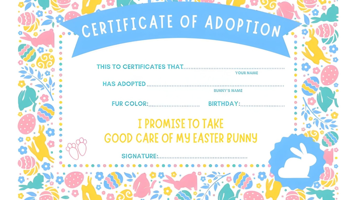 Adopt a bunny & spring bunny photo