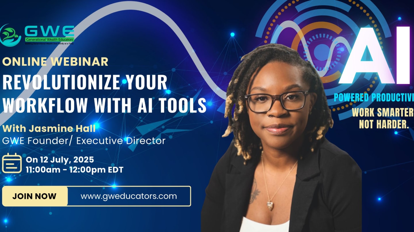 Workforce Development Webinar: Revolutionize Your Workflow with AI Tools