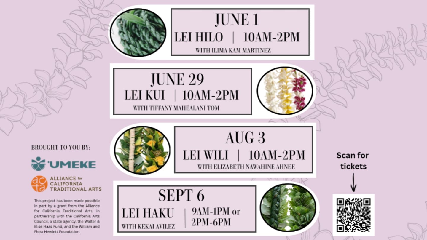 Lei Aloha 2025: Traditional Hawaiian Lei Making Workshop Series