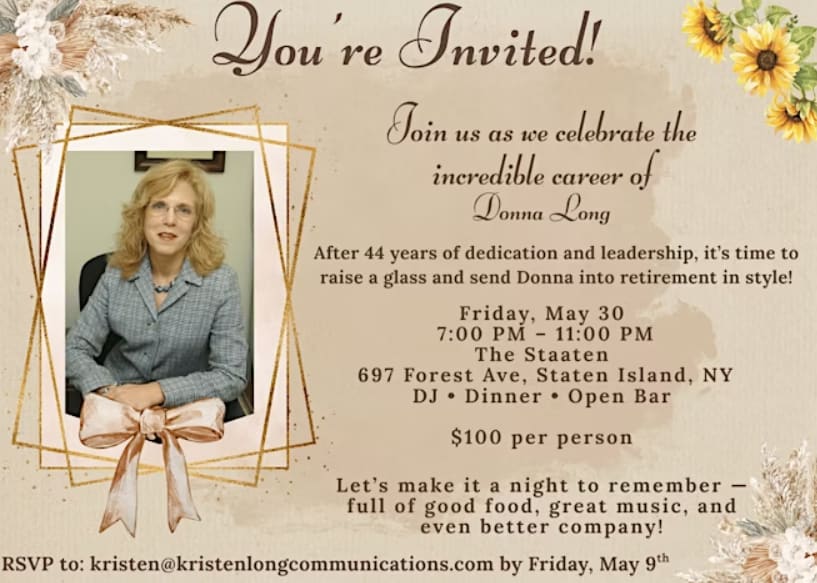 Donna Long Retirement Party