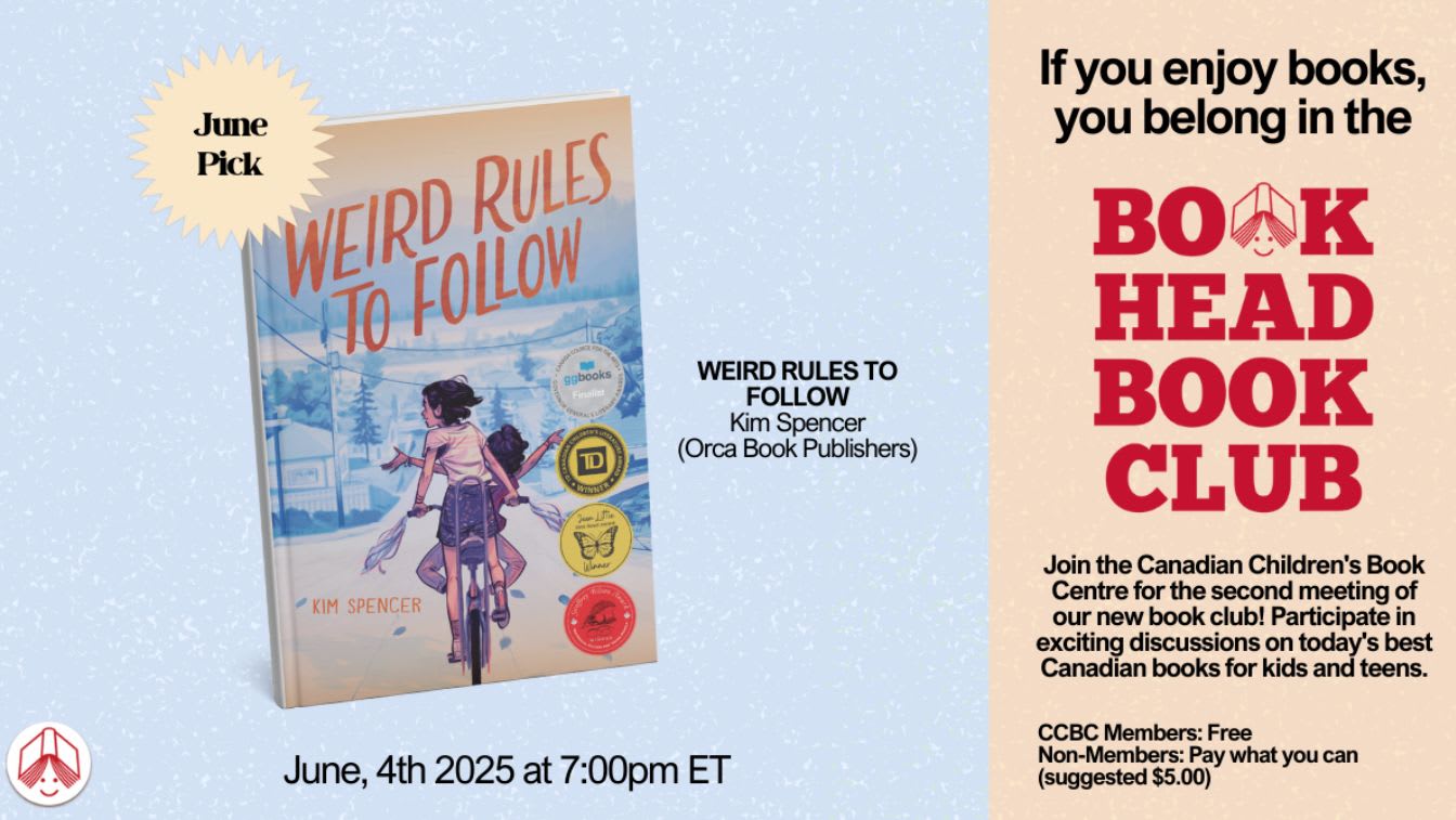 CCBC Book Head Book Club: June 4, 2025