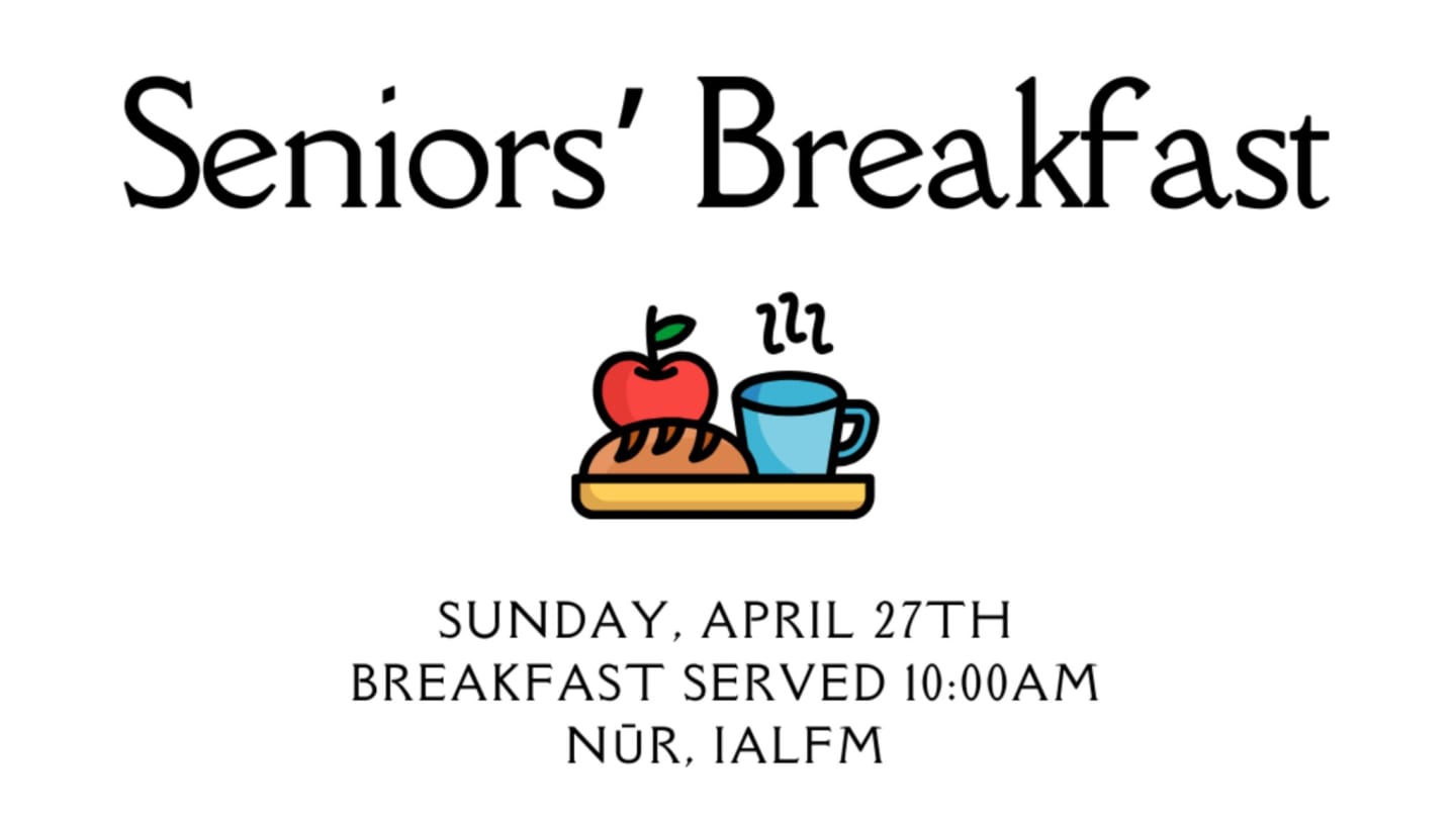 April Seniors' Breakfast
