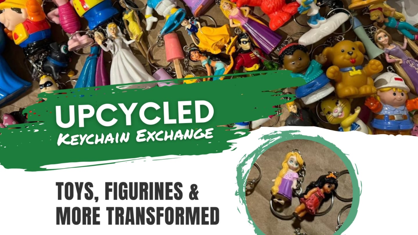 Earth Month Upcycled Keychain Making & Exchange