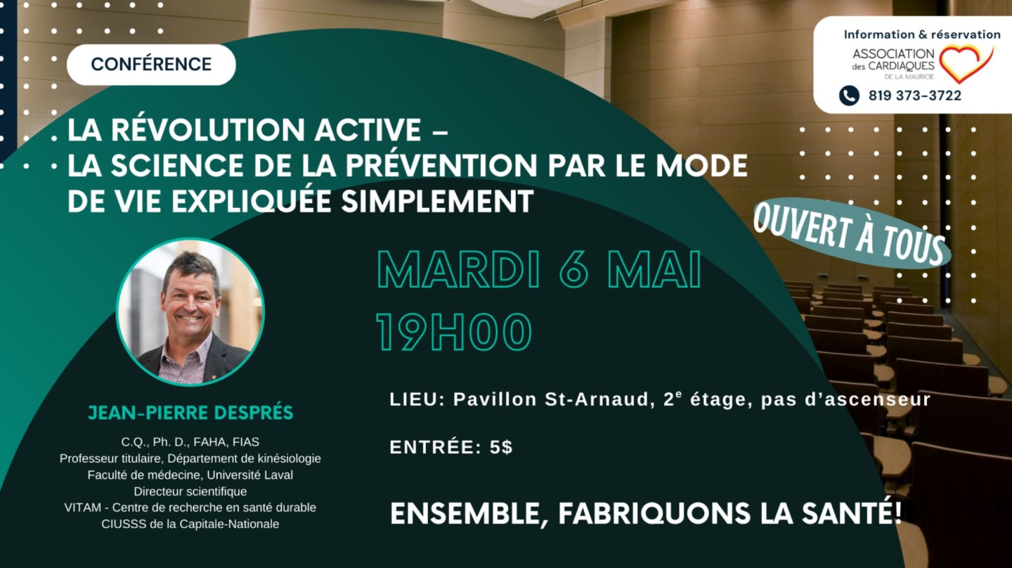 Conférence: La révolution active – La science de la prévention par le ...