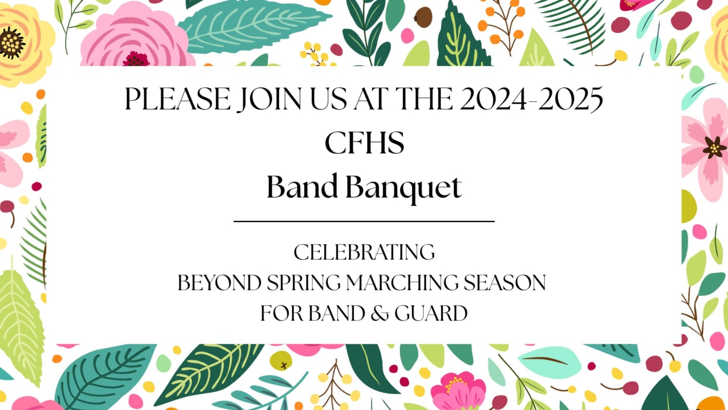 2024-2025 CFHS Band Banquet