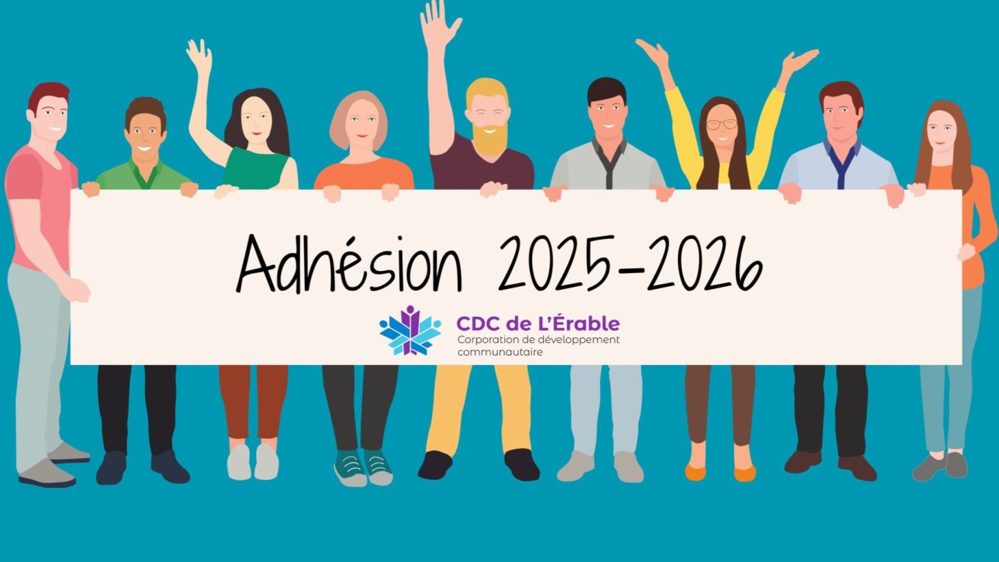 Adhésion à la CDC de L'Érable 2025-2026