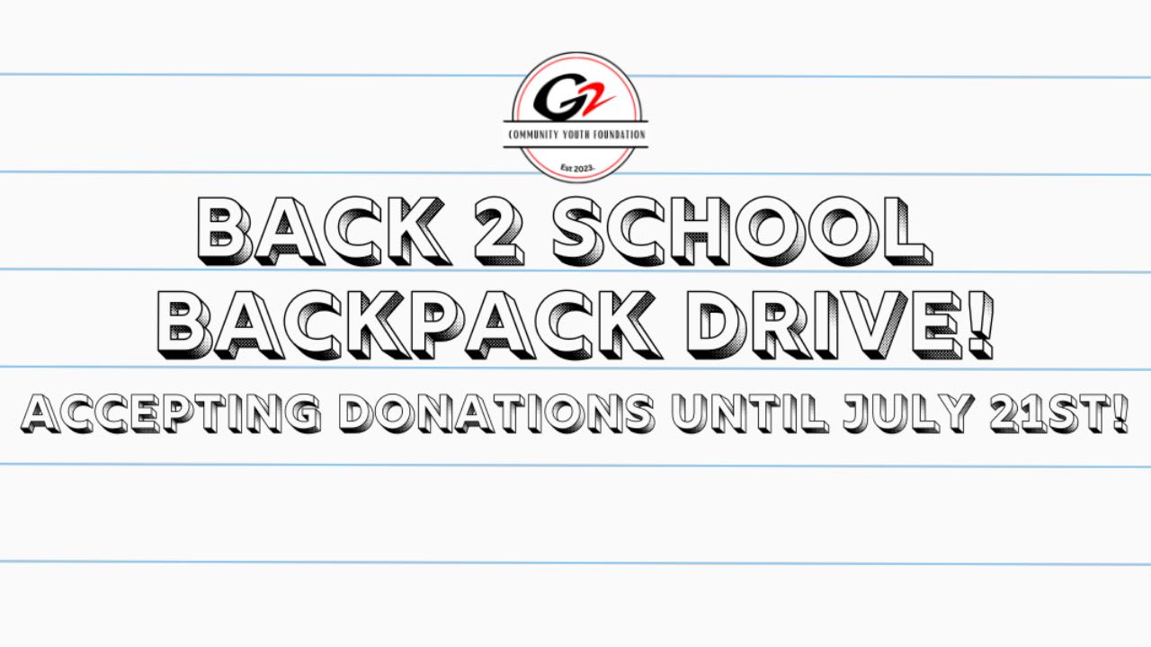 2025 Back to School Backpack Drive Sponsorship