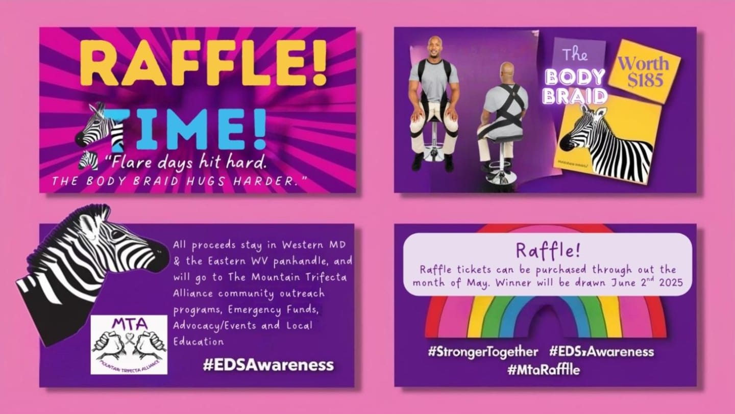 Mountain Trifecta Alliance's body braid raffle