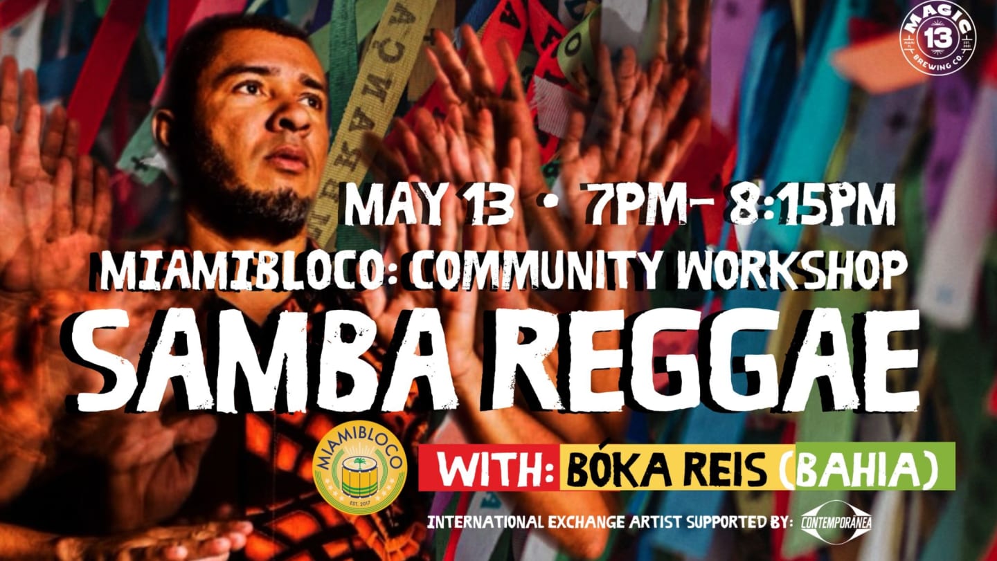 All Levels Samba Reggae - Community Workshop w Bóka Reis