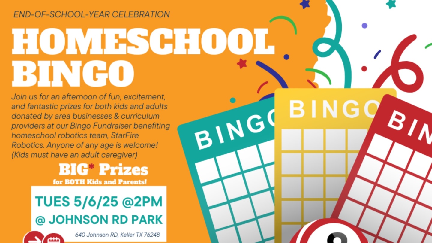 Homeschool Community Bingo