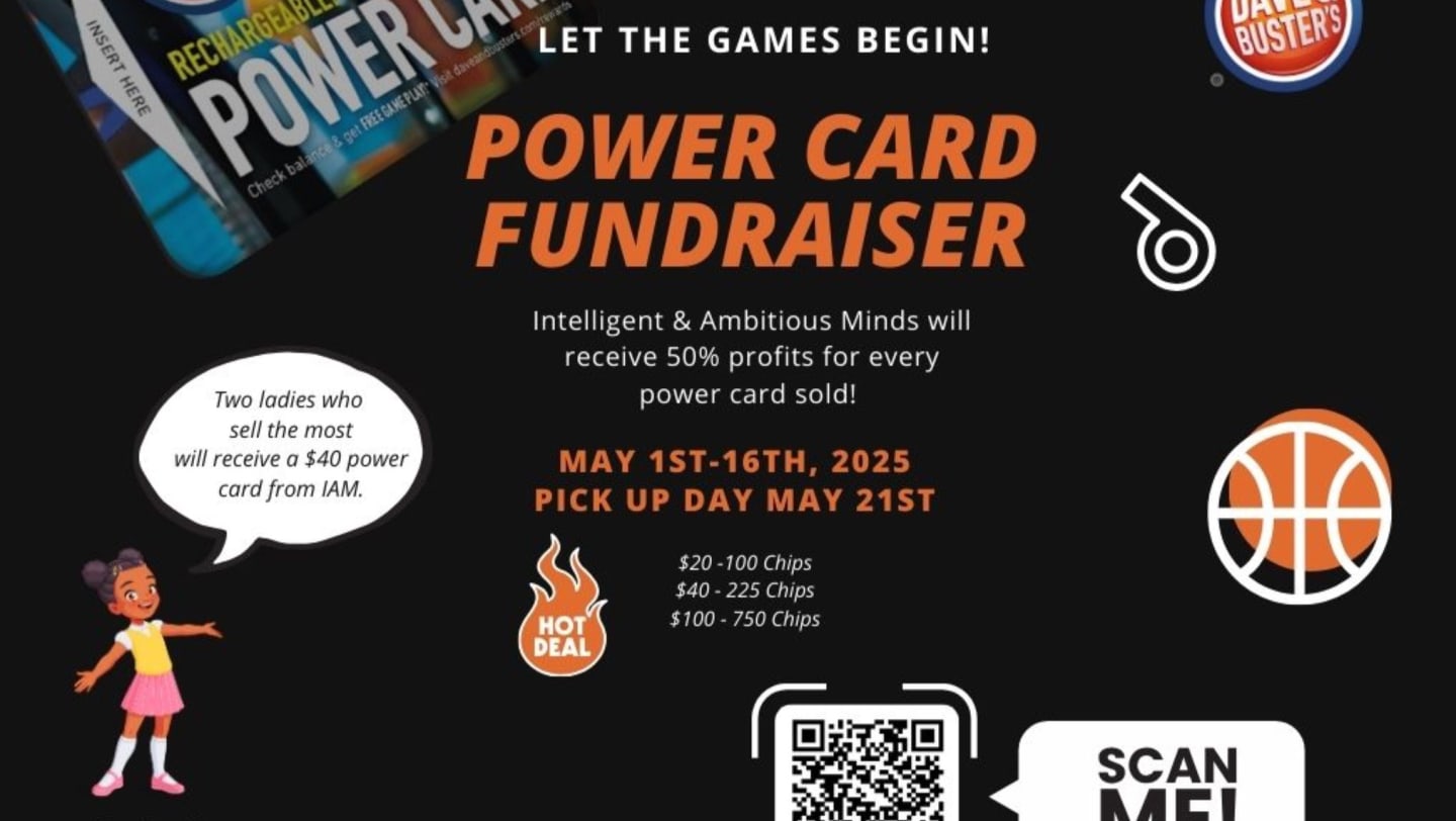 Dave and Busters Power Card Fundraiser