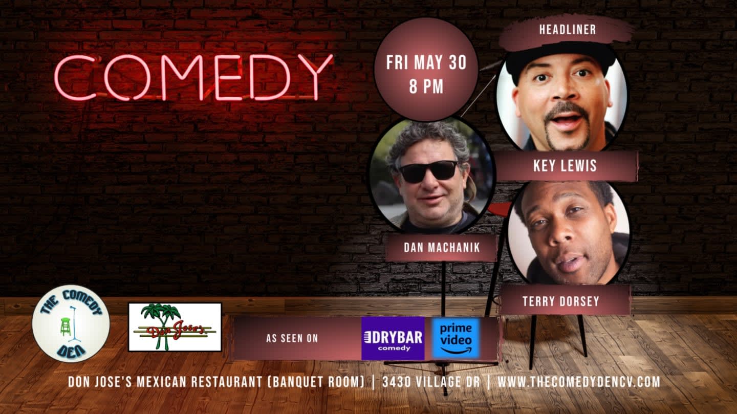 The Comedy Den presents comedian Key Lewis