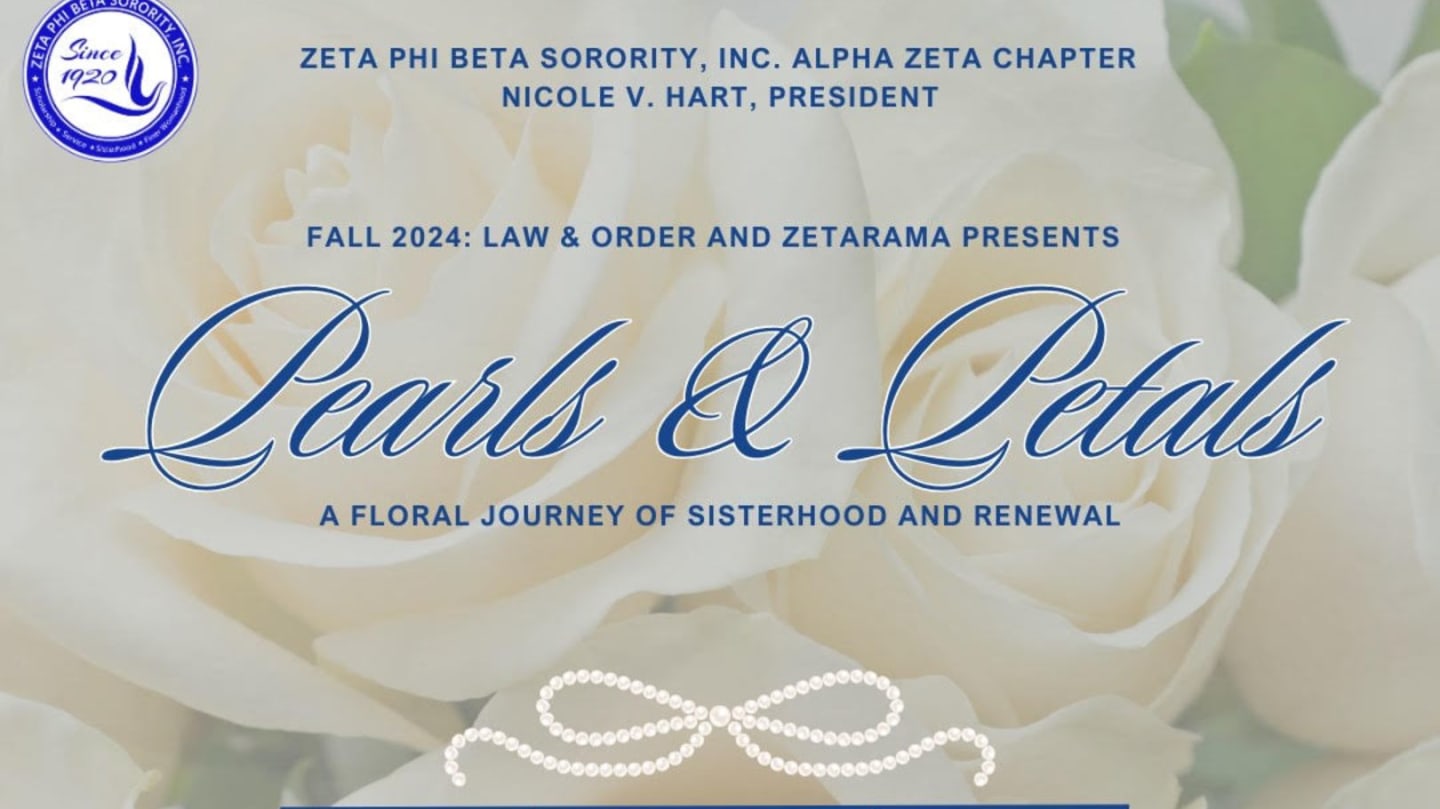Alpha Zeta Chapter Pearls & Petals Garden Event