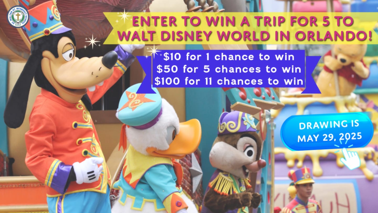 STWSTB Presents a WALT DISNEY WORLD® PACKAGE Raffle