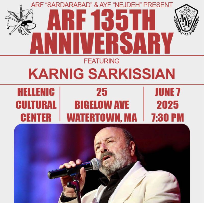 135th Anniversary of the ARF with Karnig Sarkissian